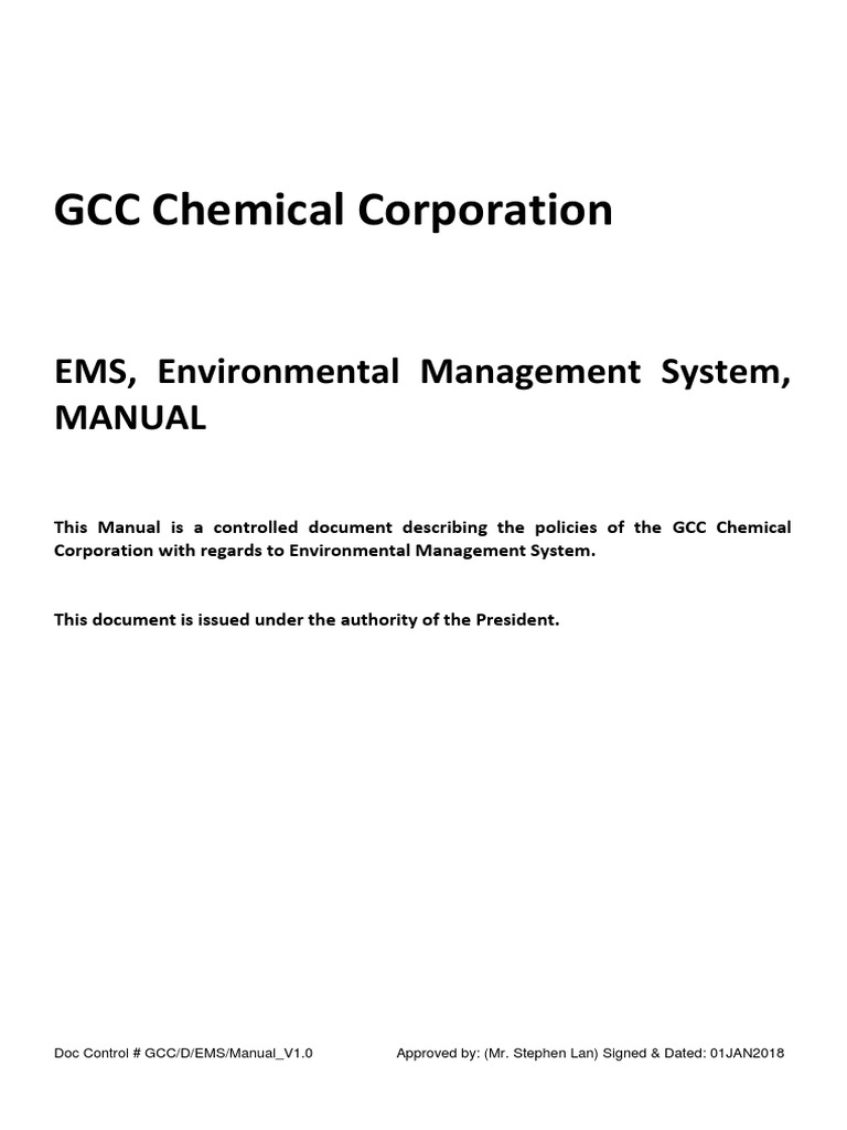 Case Study - EMS Manual | PDF | Competence (Human Resources) | Occupational Safety And Health