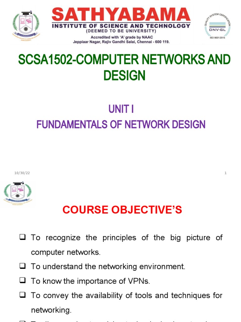 Fundamentals of Networks Design | PDF | Computer Network | Quality Of Service
