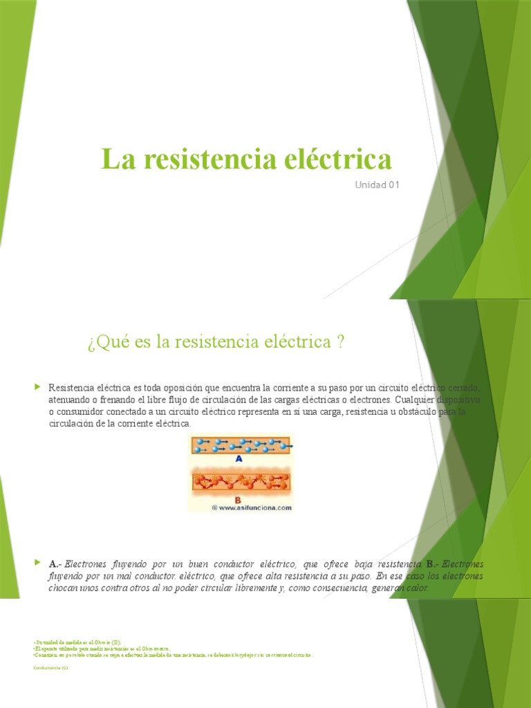 La Resistencia Eléctrica | PDF | Resistor | Resistencia Eléctrica y ...