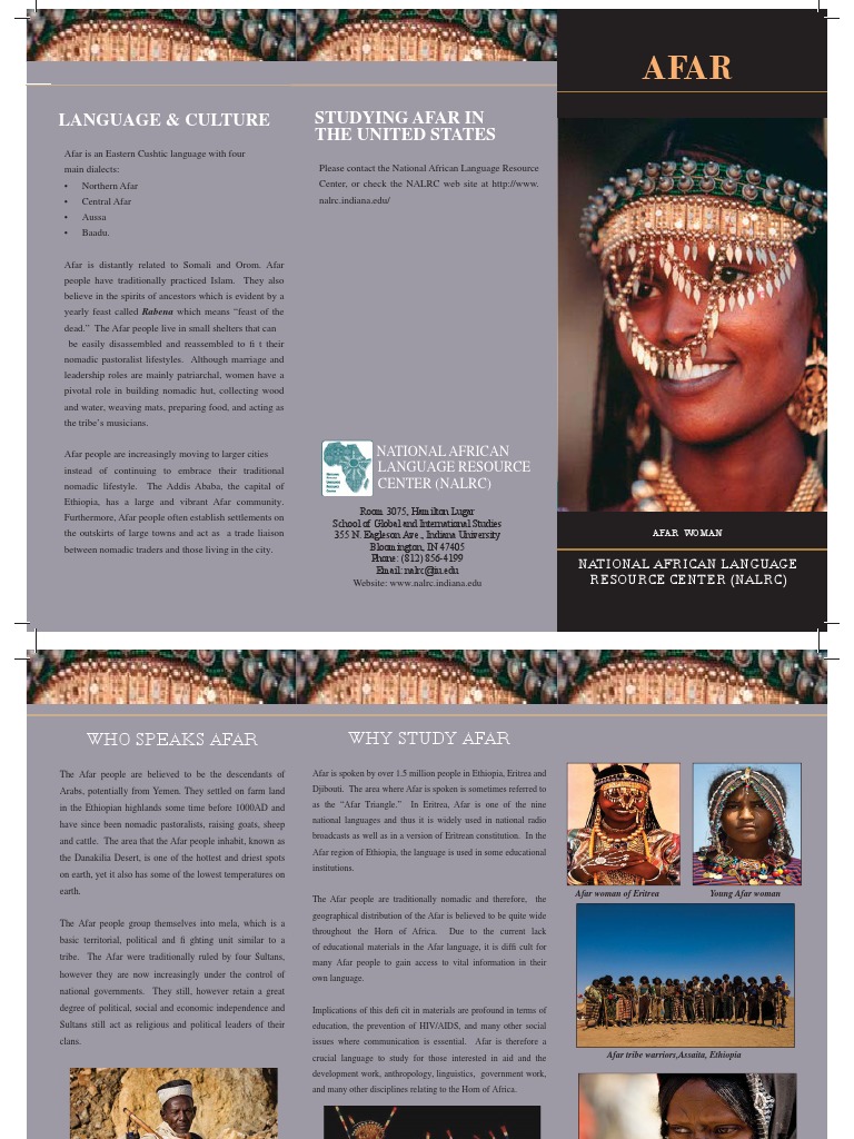 Afar | PDF | Eritrea | Africa