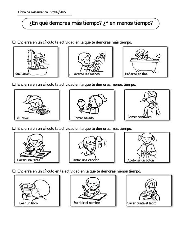 Ficha Qué Demoras Más 27 09 2022 Pdf Artes Del Lenguaje Y
