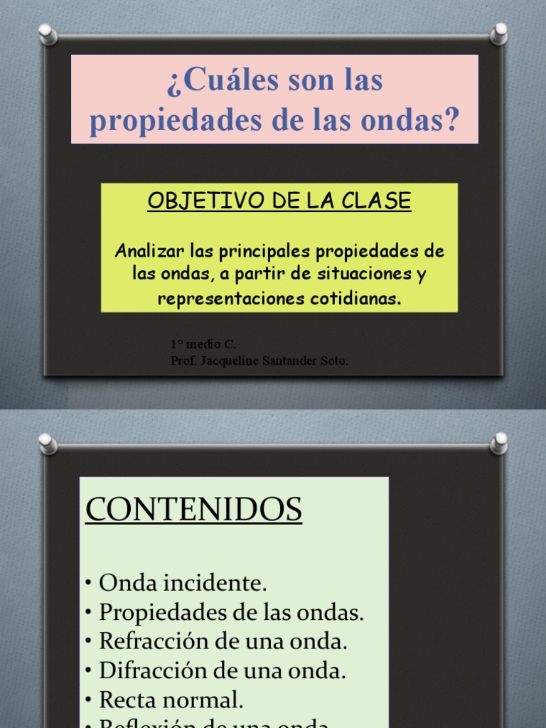 Propiedades de Las Ondas | PDF
