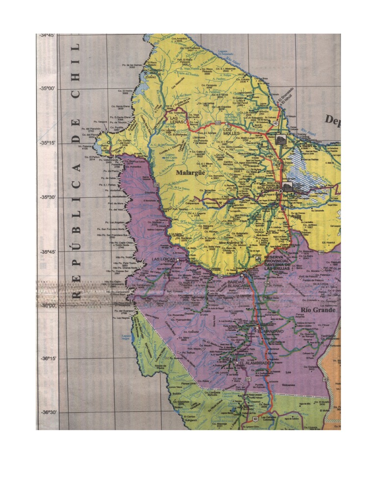 Mapa de Malargue | PDF