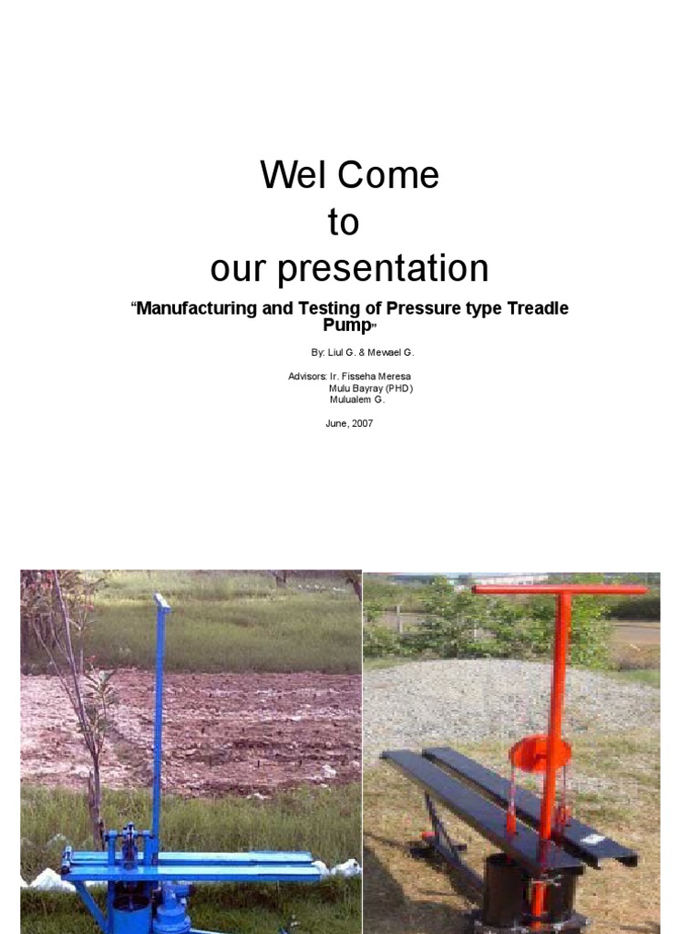 Presentation Slides | PDF | Pump | Irrigation