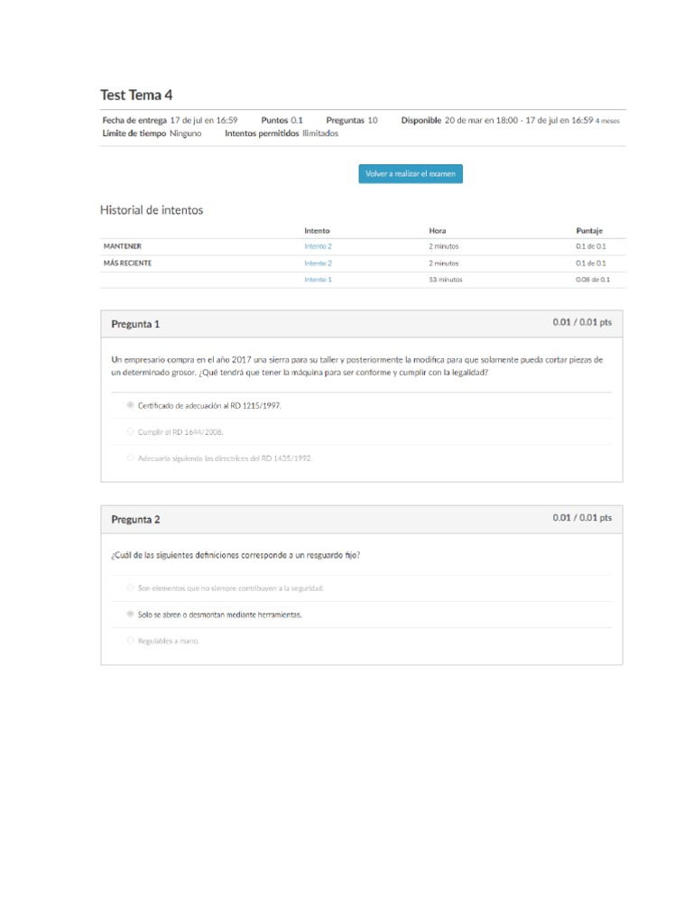 Test Tema 4 | PDF