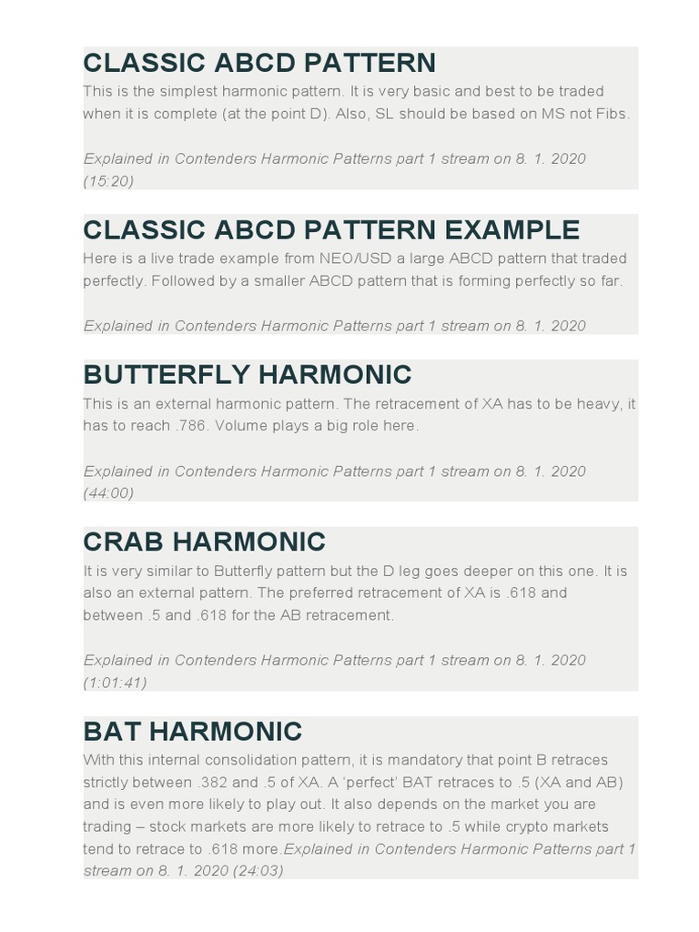 Harmonics | PDF | Market (Economics)