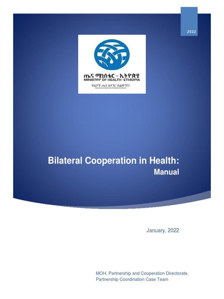 Bilateral Coperation in Health Manual | PDF | Evaluation | Treaty