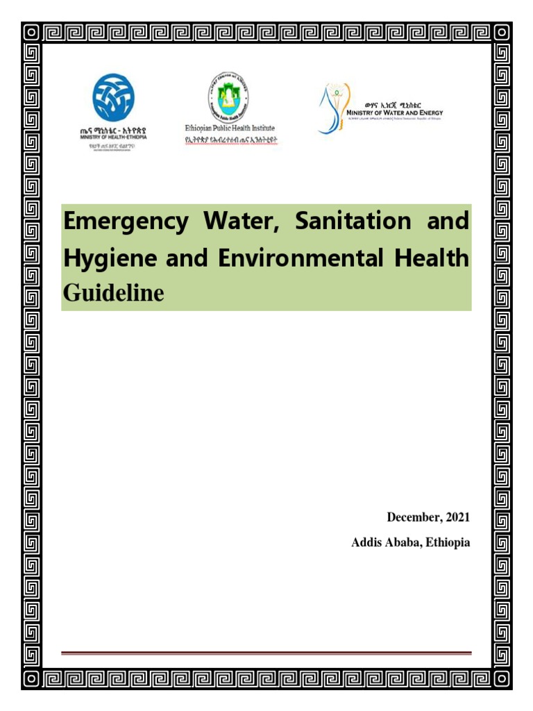 Emergency WASH - EH Guidelines 2 | PDF | Wash | Sanitation