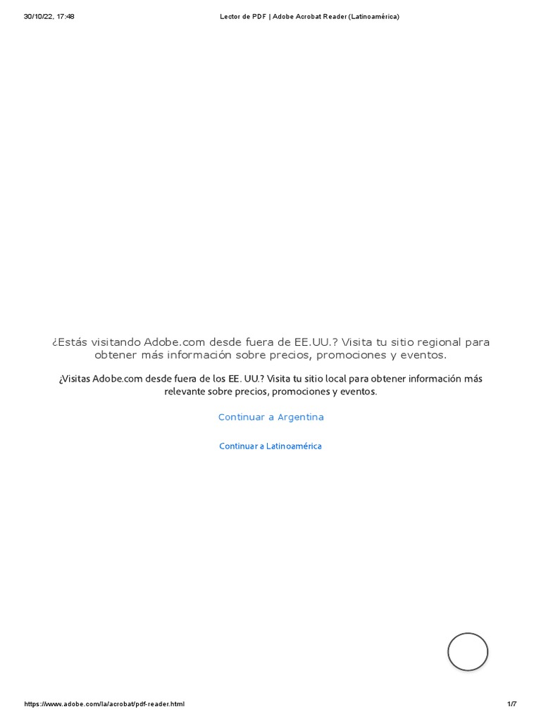 Lector de PDF - Adobe Acrobat Reader (Latinoamérica) | PDF ...