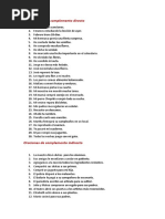 20 Oraciones con la letra H | PDF