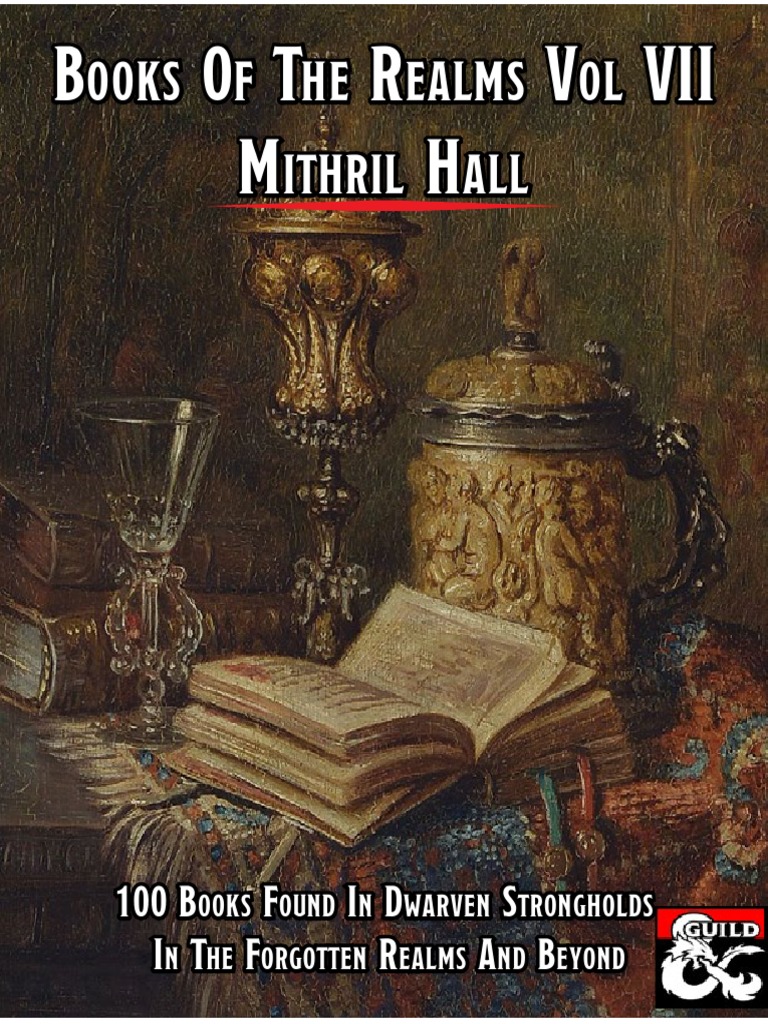 Books of The Realms Volume VII Mithril Hall | PDF | Dwarf (Dungeons ...
