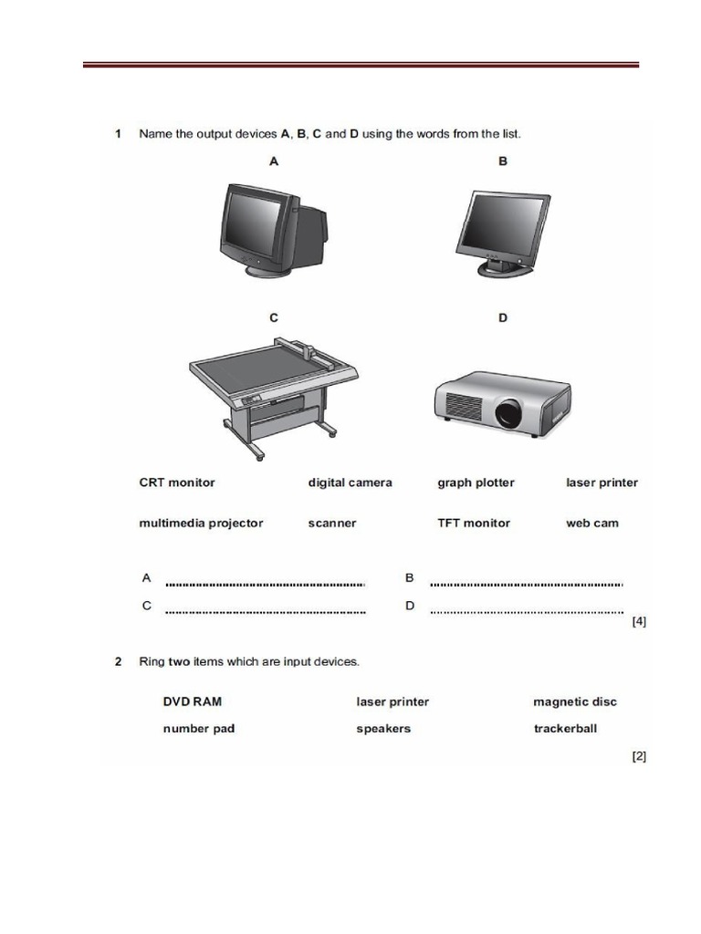 Ict Igcse Y1 Week 6 Homework Pdf Information And Communications
