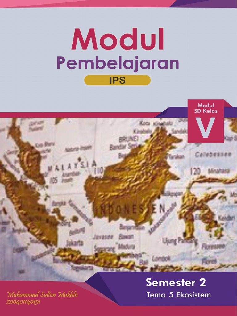 Modul Bahan Ajar IPS - Muhammad SUlton Mukhlis 200401140131 | PDF