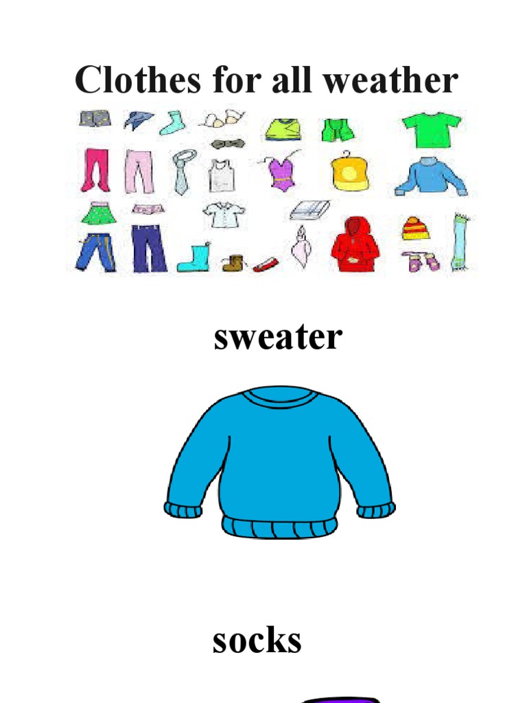 Weather-Appropriate Clothing Guide | PDF