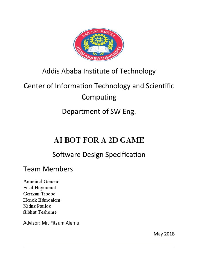 Addis Ababa Institute of Technology Center of Information Technology and Scientific Computing ...