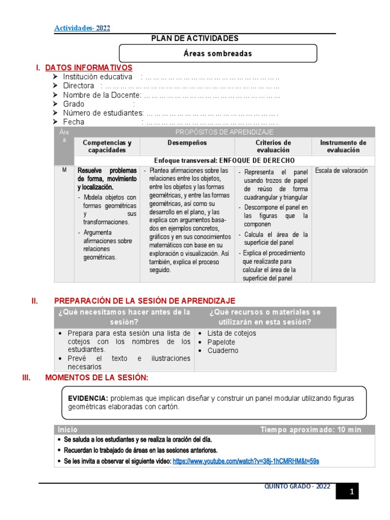 5° Grado - Actividad Del 25 de Octubree | PDF | Hembra | Respiración