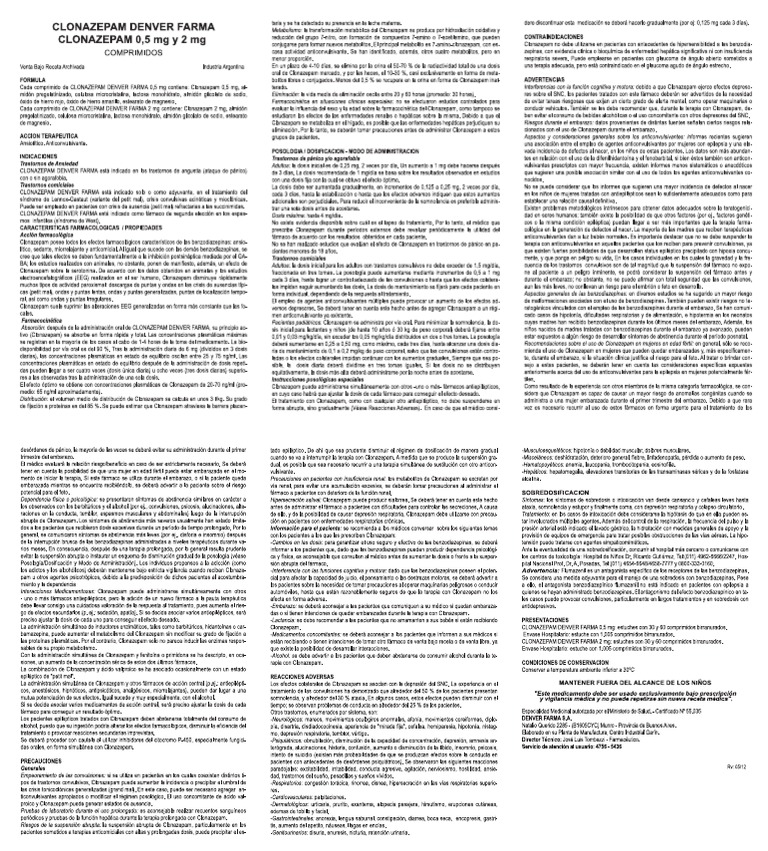 Prospecto Medico 119 | PDF