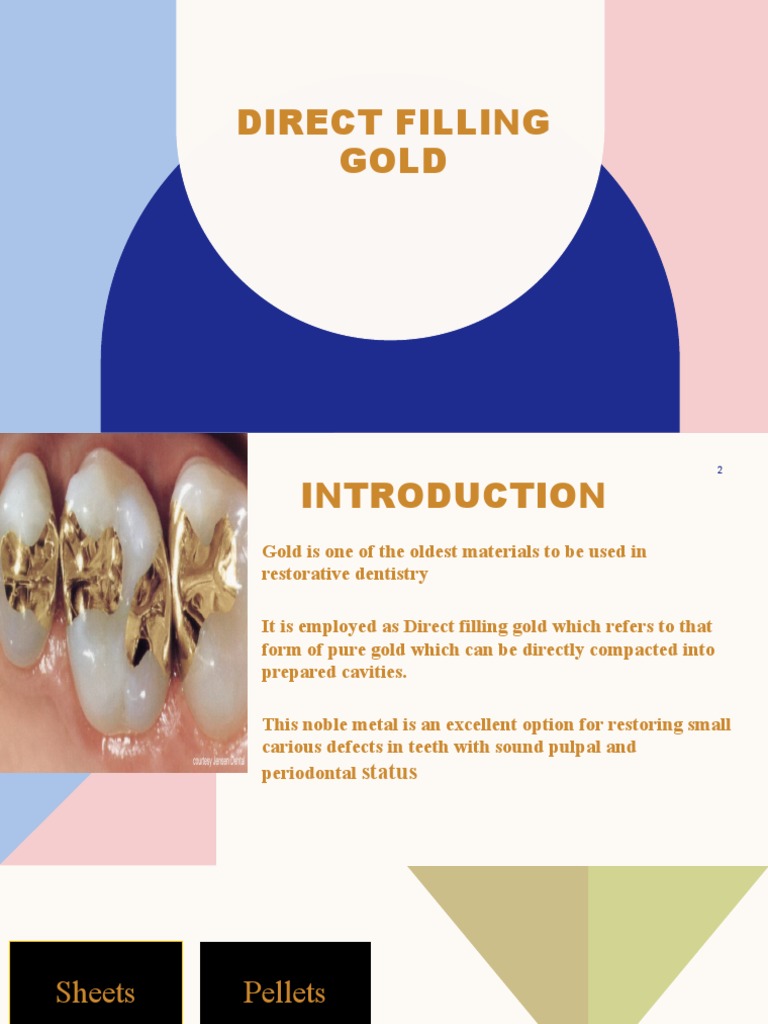 Direct Filling Gold | PDF | Gold | Materials