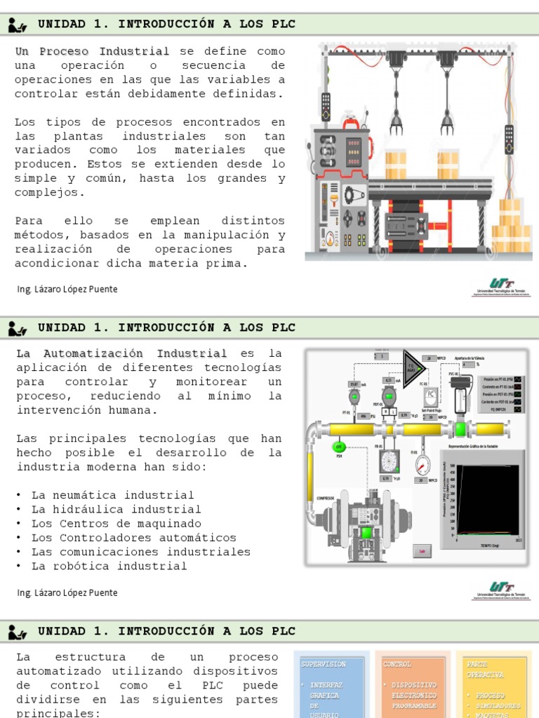 Introducción a los PLC en Automatización | PDF | Controlador lógico programable | Automatización