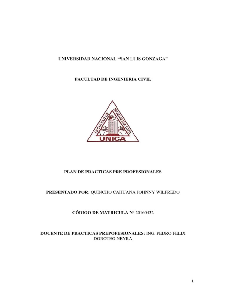 Plan de Practicas Preprofesionales Iv | PDF | Business | Economias