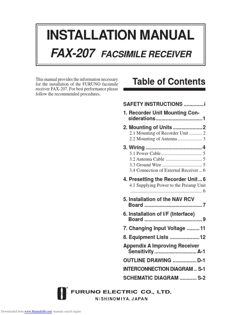 Fax 207 | PDF | Coaxial Cable | Components