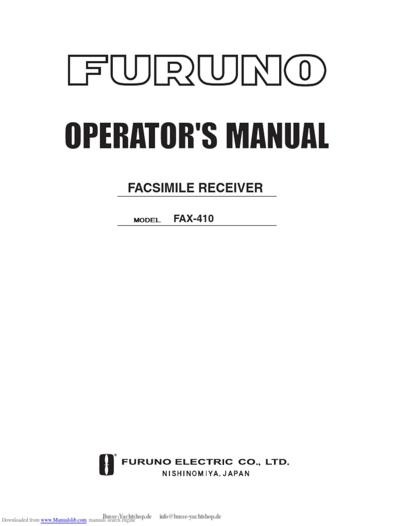 Fax 410 | PDF | Power Supply | Compass