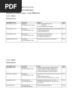 Raspored Casova | PDF