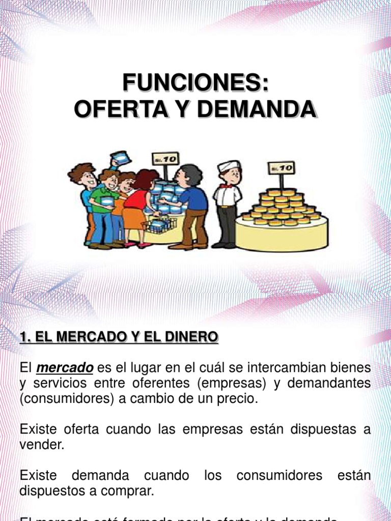 TDD U1 - 2 Funciones Oferta y Demanda | PDF | Oferta y demanda | Oferta ...