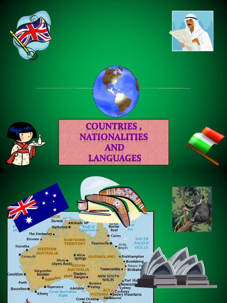 Countries Nationalities and Languages | PDF | Linguistics | Europe