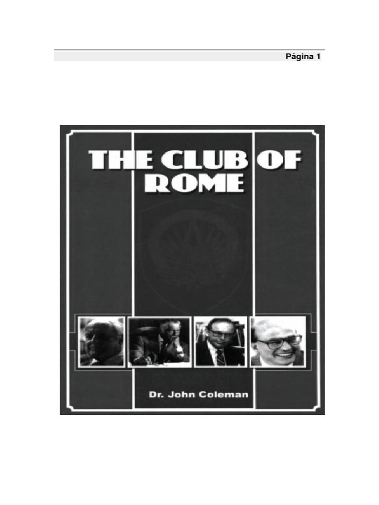 Club of Rome - John Coleman | PDF | Illuminati | Masonería