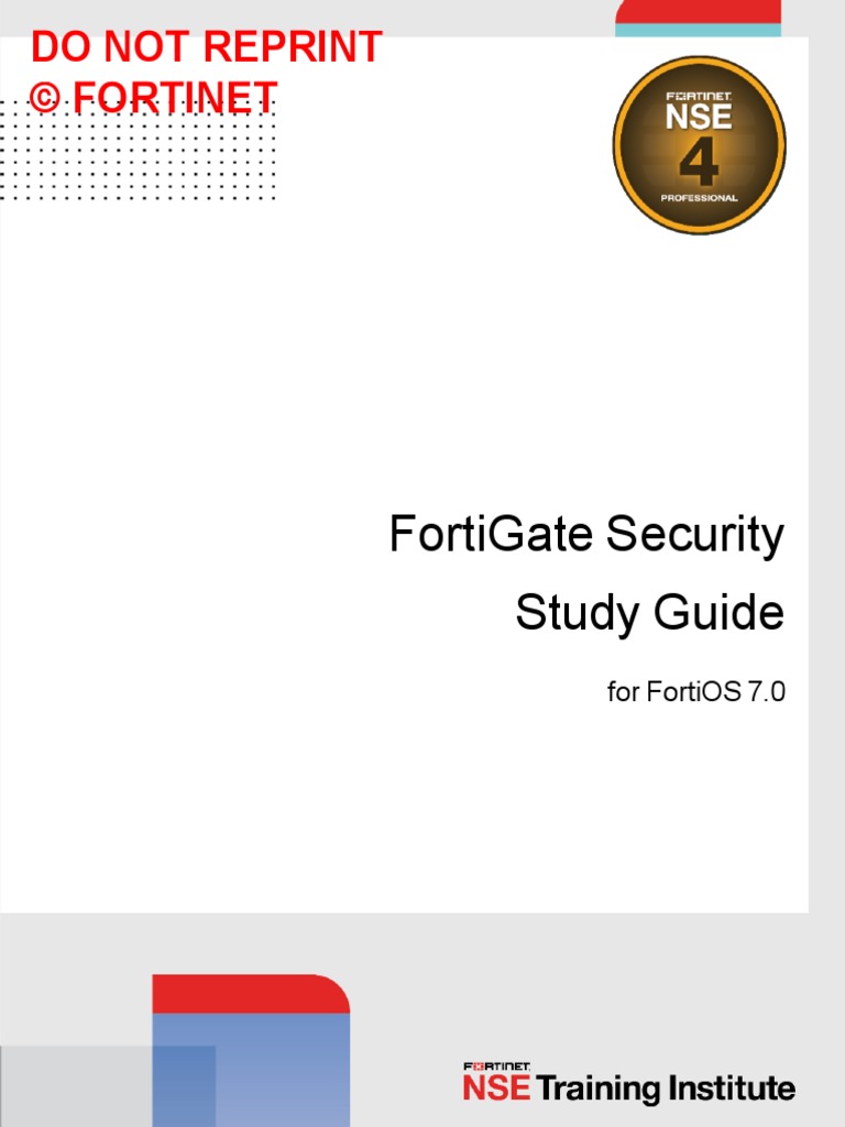 FortiGate Security 7.0 Study Guide - FortiGate - Security - 7.0 - Study - Guide-Online | PDF ...