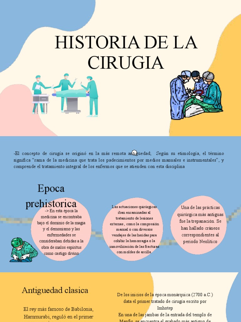 Historia de La Cirugia | PDF | Cirugía