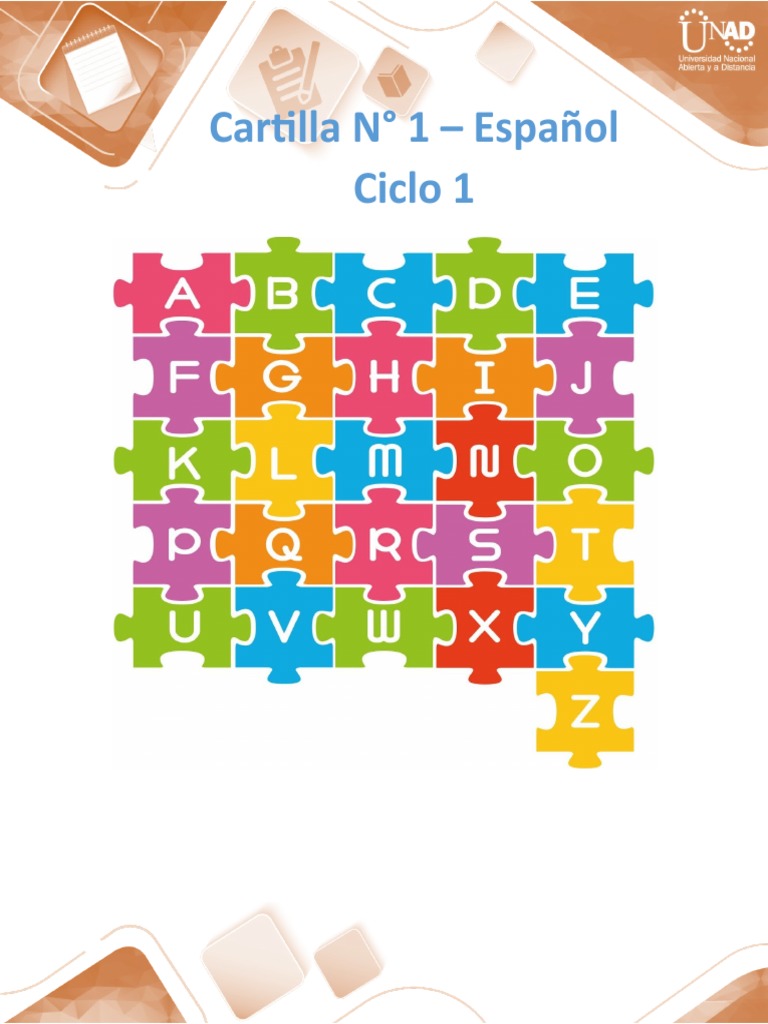 Cartilla 1 - Español I | PDF | Vocal | Sílaba