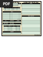 Fallout CharacterSheetFillable | PDF