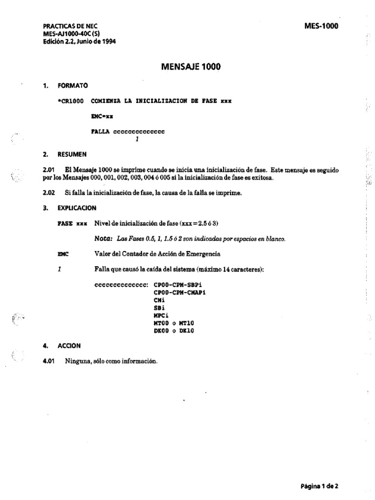 MANUAL DE SALIDA VOL.2 de 1000-1099 | PDF