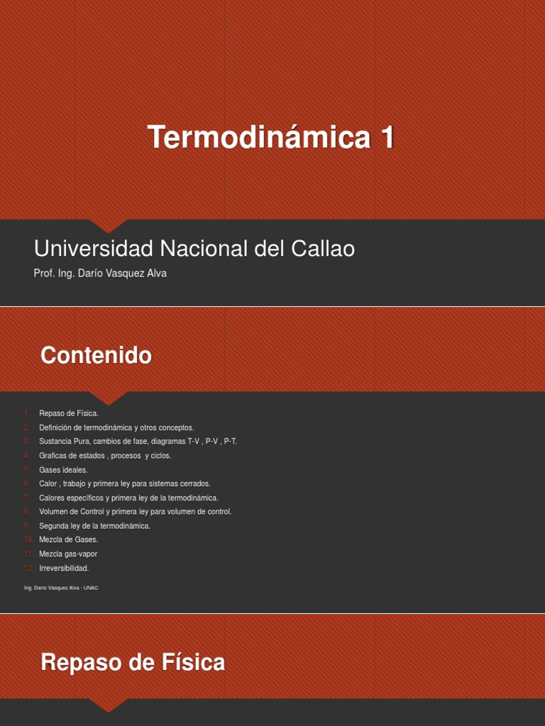 PDF - Termodinamica 1 - Clase 1 | PDF | Fuerza | Termodinámica
