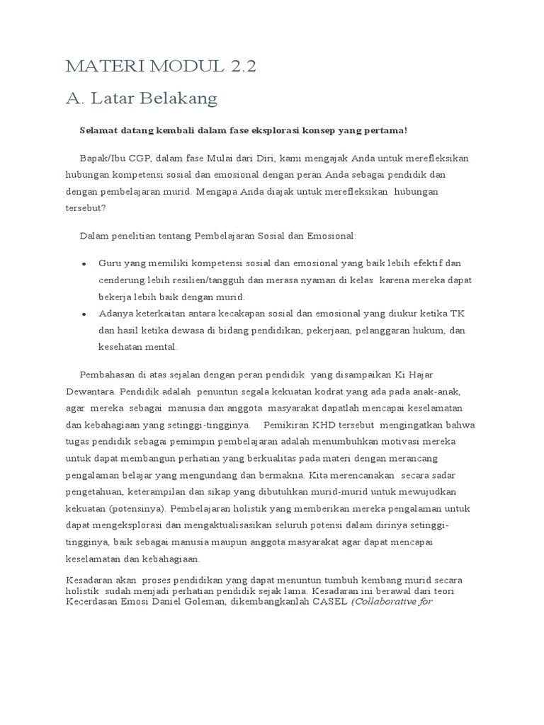 Materi Modul 2 | PDF