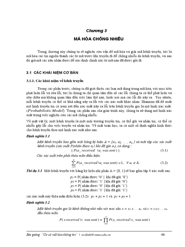 Baigiang Coso Mahoathongtin Ch3 | PDF