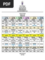 Grade 2 Class Program SY 2022-2023 | PDF | Learning | Behavior Modification