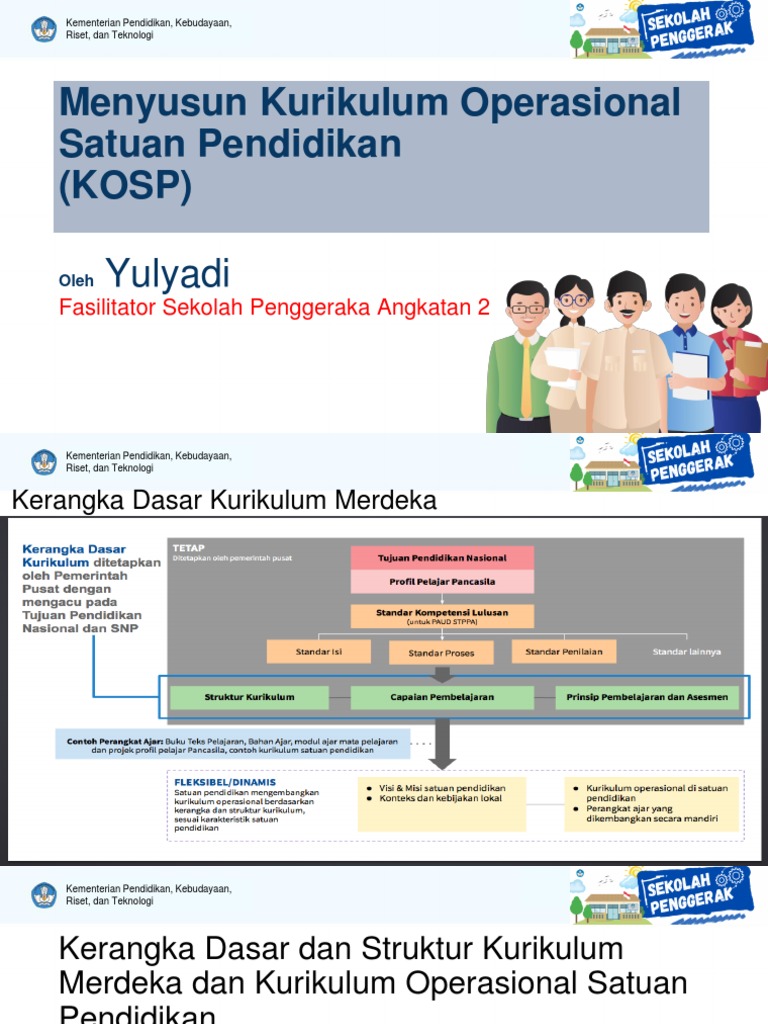 Paparan Penyusunan KOSP Bag 1 | PDF