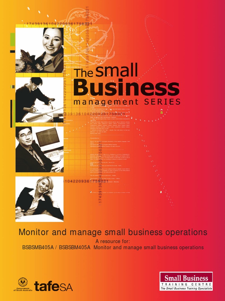 Monitor and Manage Small Business Operations | PDF | Quality Management ...