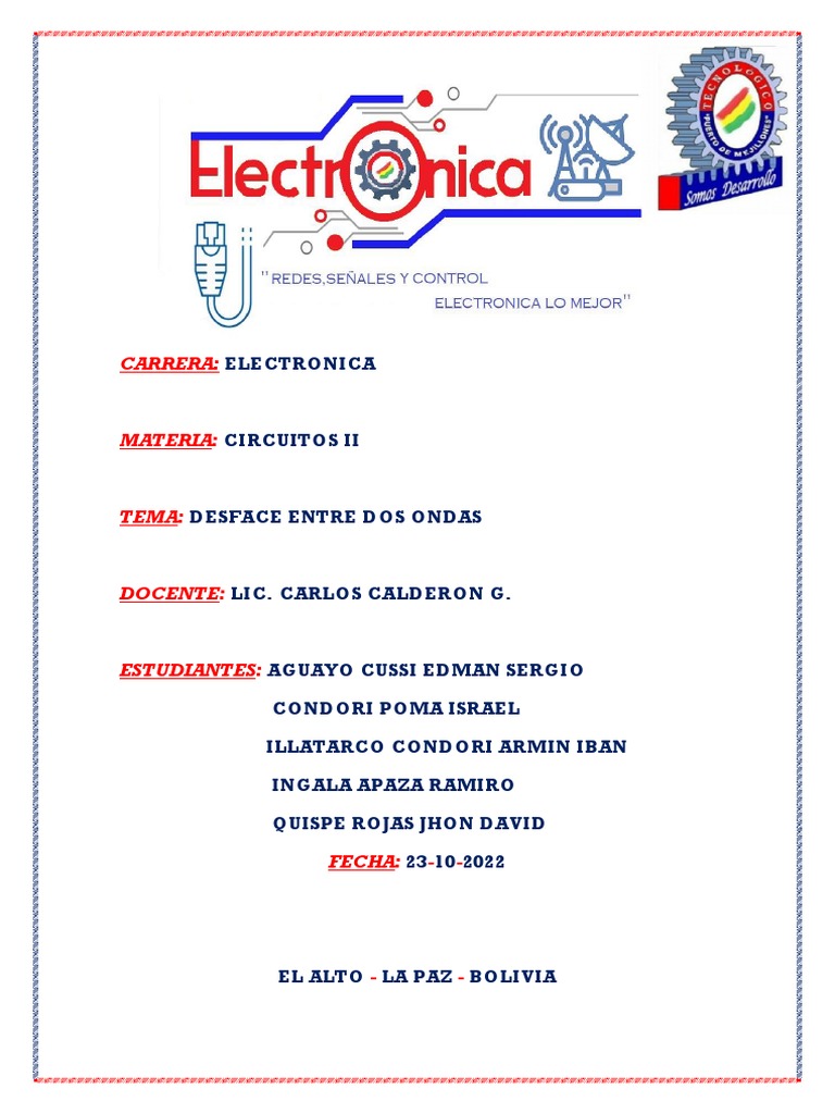 Informe Desface | PDF