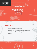 Creative Writing Module 2-Week 2 | PDF | Sonnets | Poetry