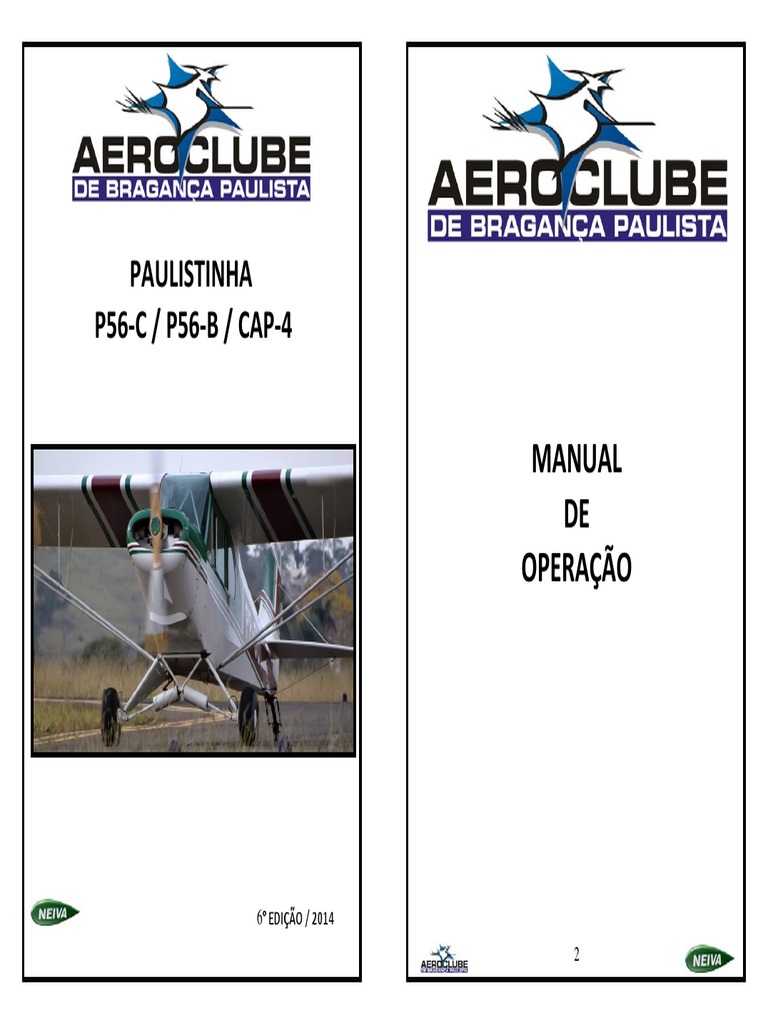 Manual Paulistinha | PDF | Aileron | Avião