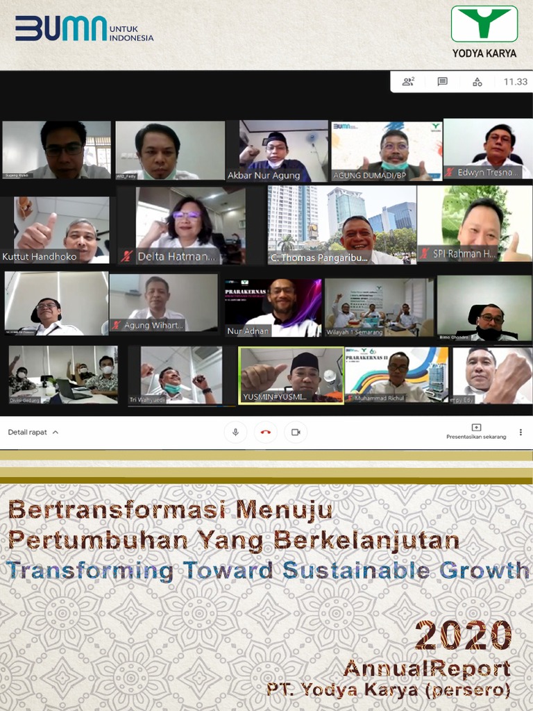 Annual Report Yodya Karya 2020 | PDF