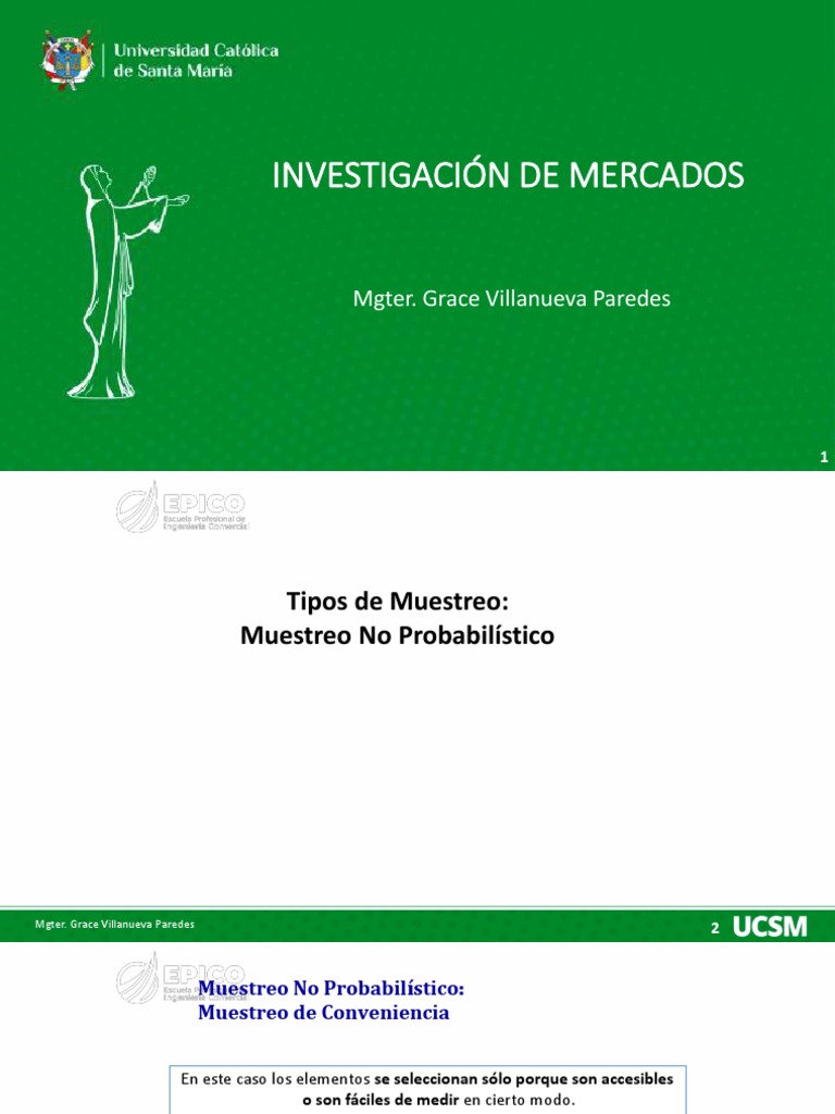 Muestreo No Probabilístico | PDF | Muestreo (Estadísticas) | Probabilidad