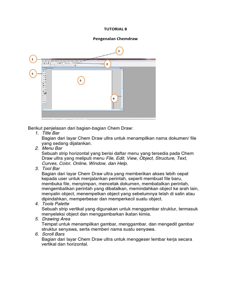 Tutorial 8 Pengenalan Chemdraw | PDF