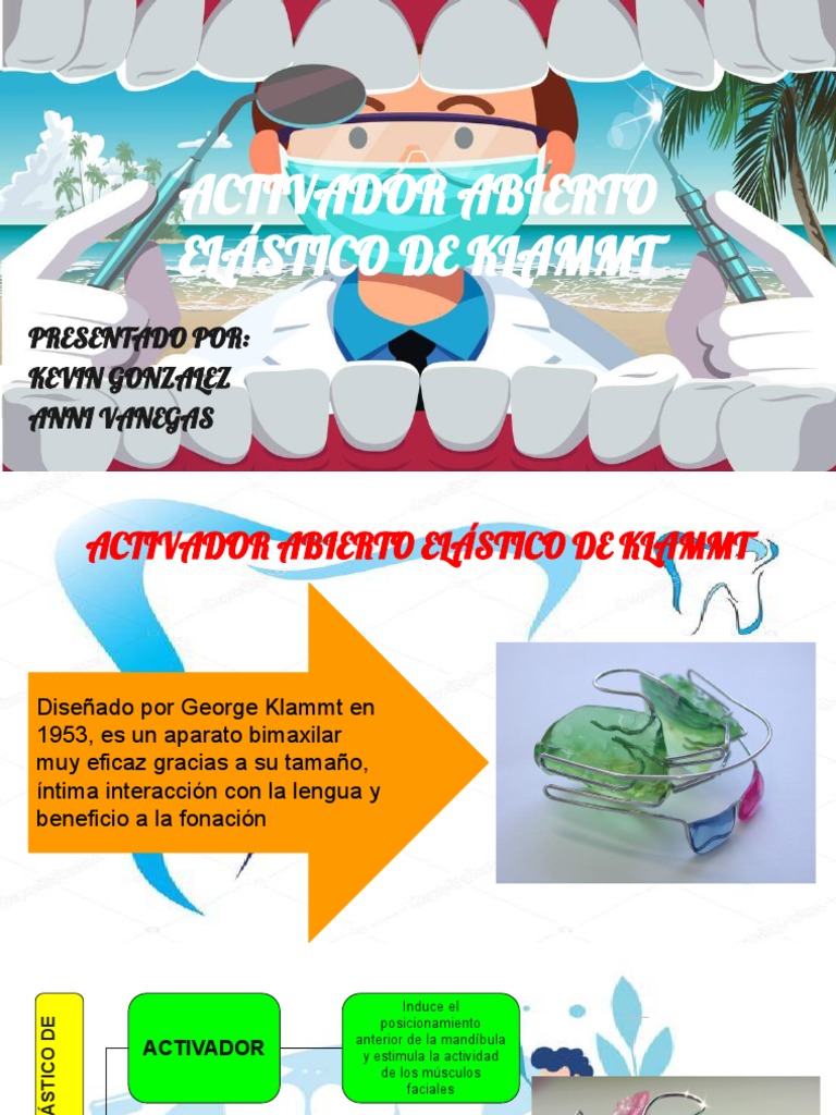 Activador Abierto Elástico de Klammt | PDF | Boca | Ramas de Odontología