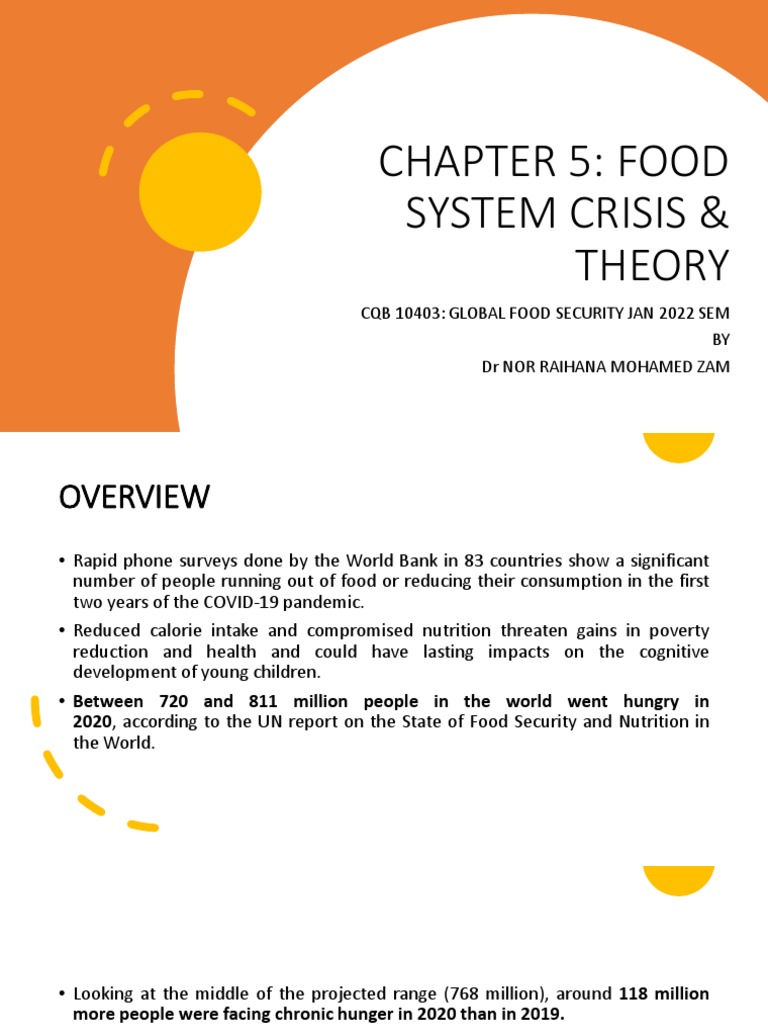 Topic 5 Food System Crisis Theory | PDF | Hunger | Food Security
