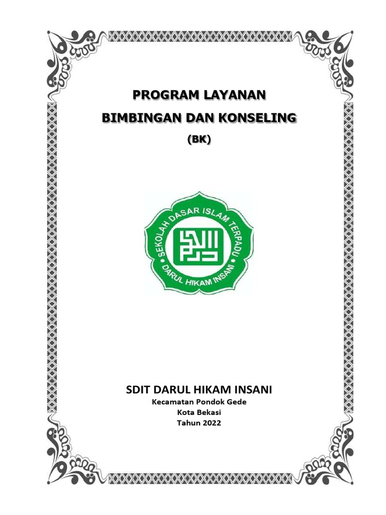 Program BK di SDIT Darul Hikam Insani | PDF | Pengembangan Diri ...